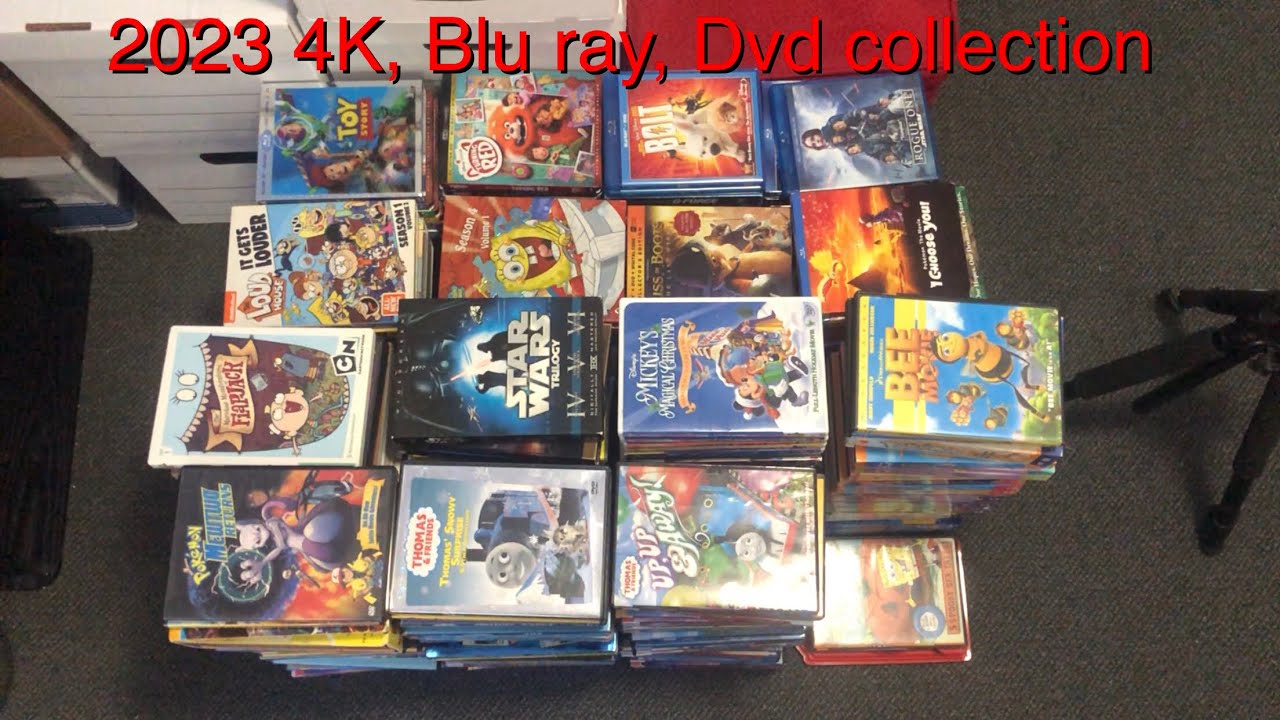 2023 4K, Blu ray, Dvd collection - YouTube