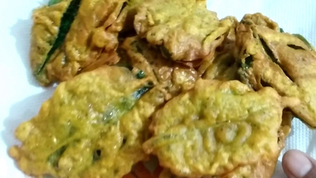 पोई पत्तों के पकोडे || Poi Leaves Pakora - YouTube