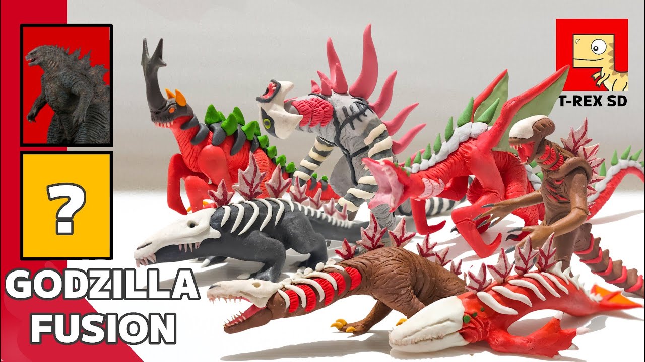 Godzilla Fusion | mix EP11 : StopMotion - YouTube