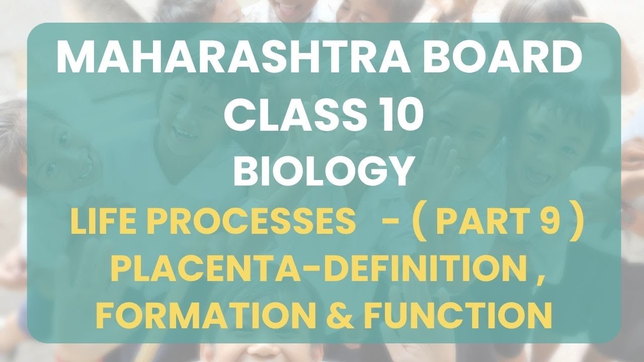 Class 10 | Biology -Life Processes ( Part 9 )-Placenta in detail ...