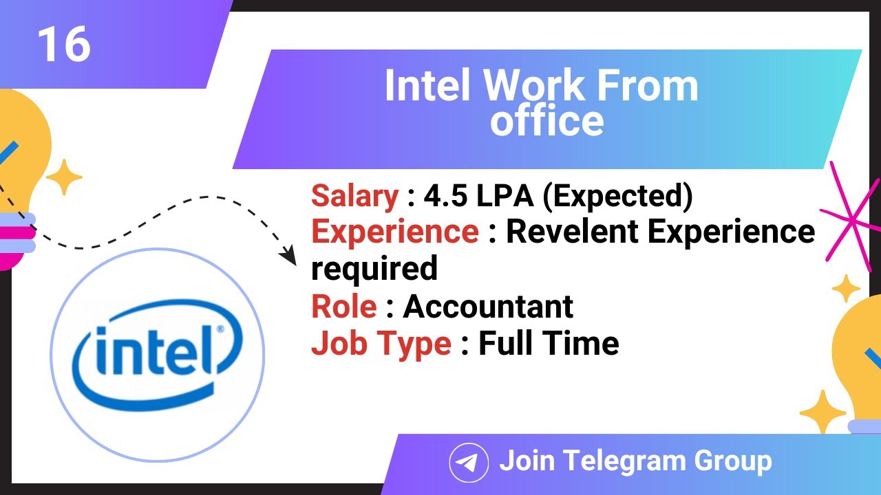 Intel Accountant job work from office Apply As seen as - YouTube