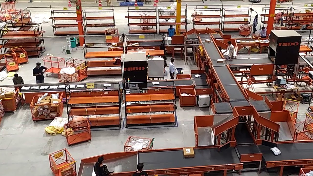 Conveying, Barcode Scanning, Dimensioning & Sorting - Helping a 3PL ...