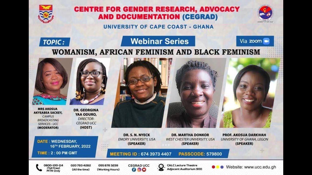 Womanism, African Feminism and Post-Colonial Feminism - YouTube