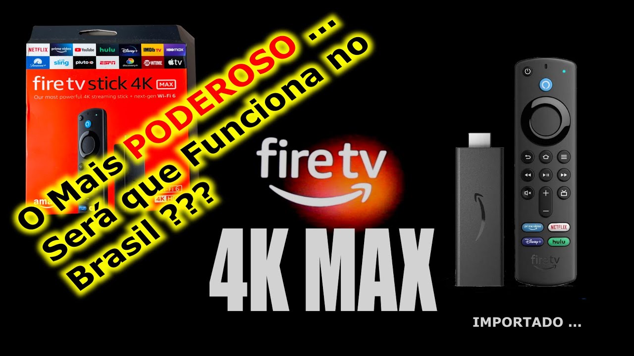 Fire TV 4K MAX... O mais PODEROSO Smart TV Stick (TV Box) da Amazon ...