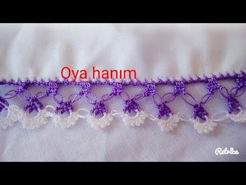 230-Sıralı örümcekli tığ oyası yapılışı
