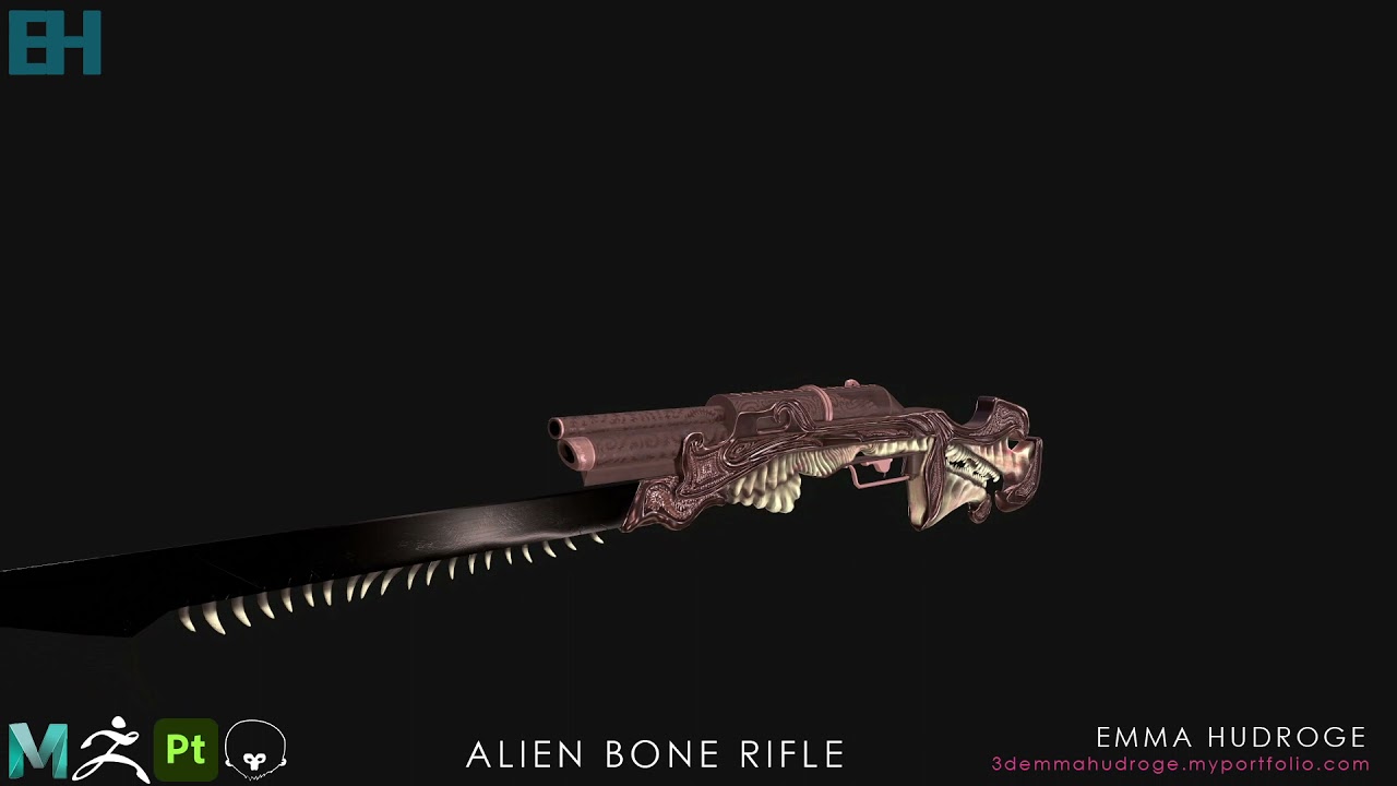 Alien Bone Rifle - YouTube