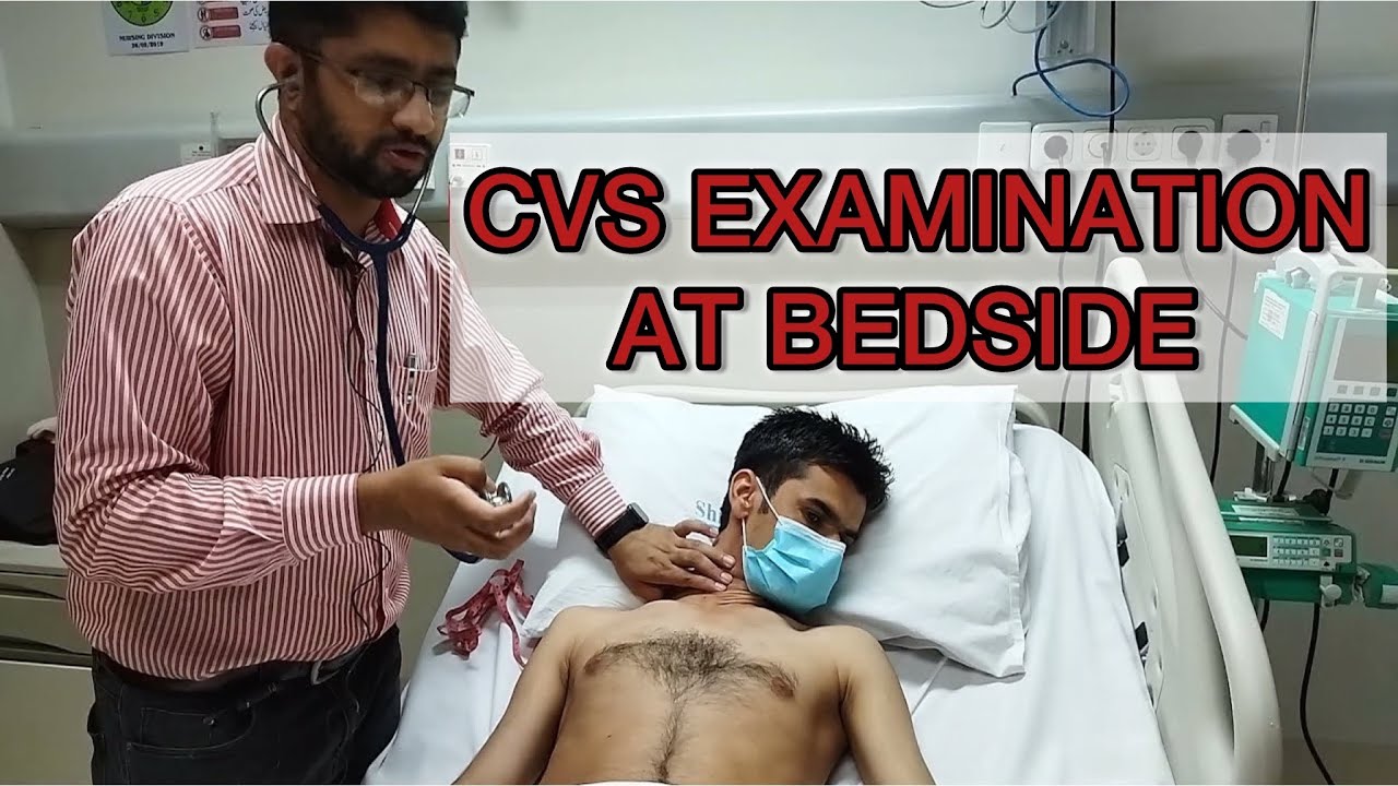 Cardiovascular examination |CVS exam at bedside | CVS exam in Urdu ...