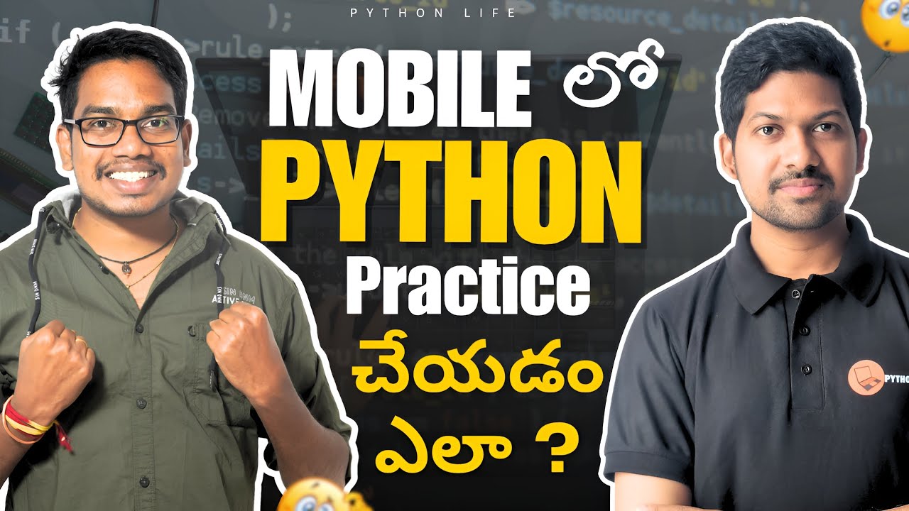 How to Run Python Code on Mobile | Telugu - YouTube