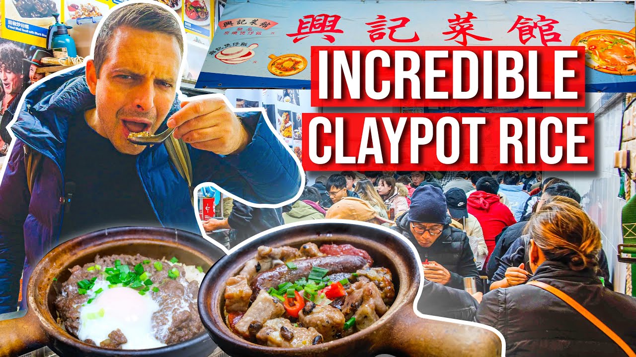 HONG KONG STREET FOOD | I ate CLAYPOT RICE at the most FAMOUS SPOT in ...