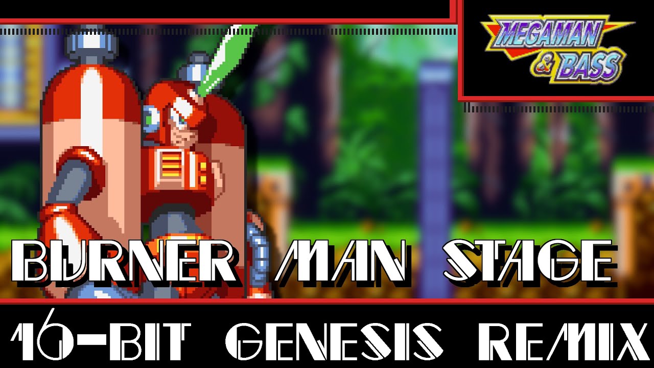 [16-Bit;Genesis]Burner Man - Mega Man & Bass - YouTube
