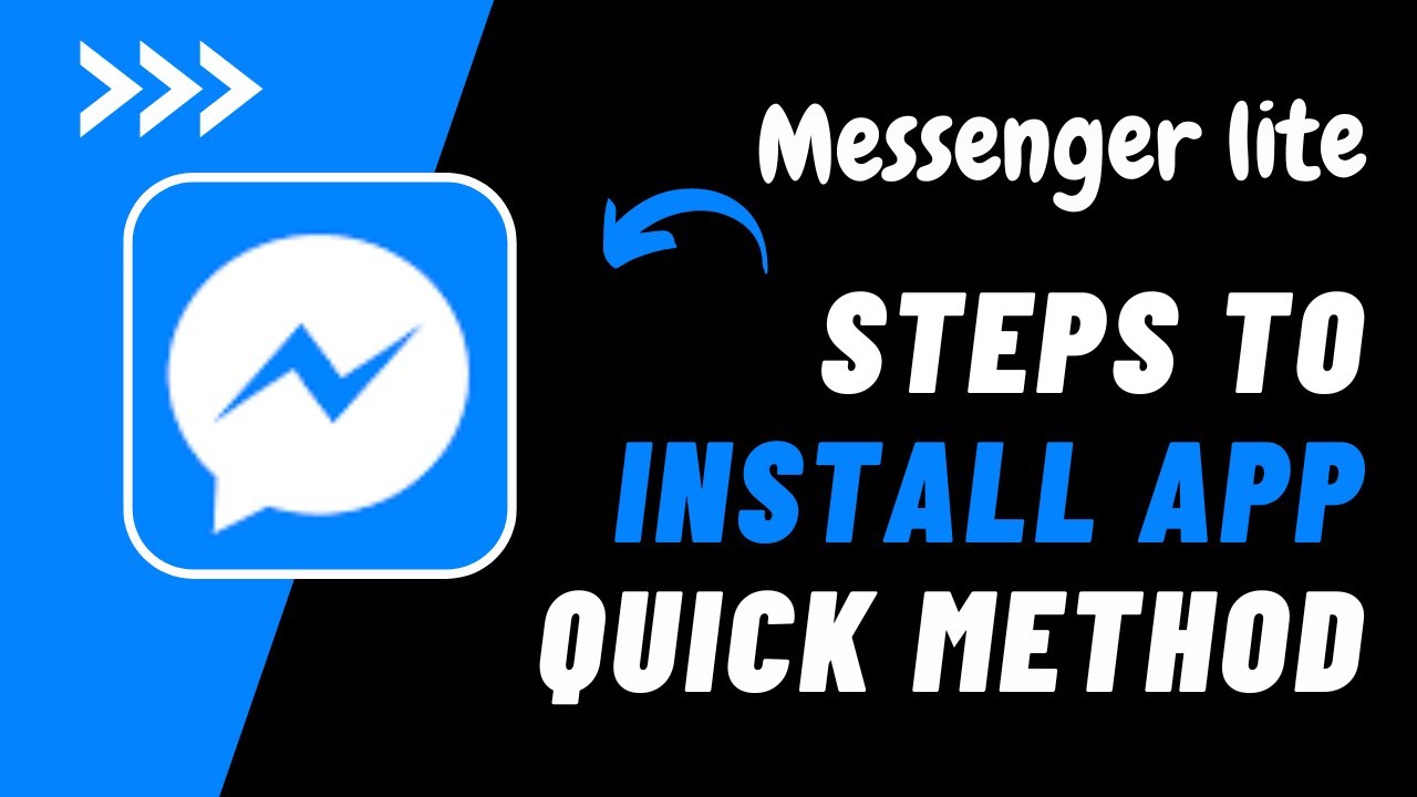 How To Download & Install Messenger Lite App in Android 2023 ...