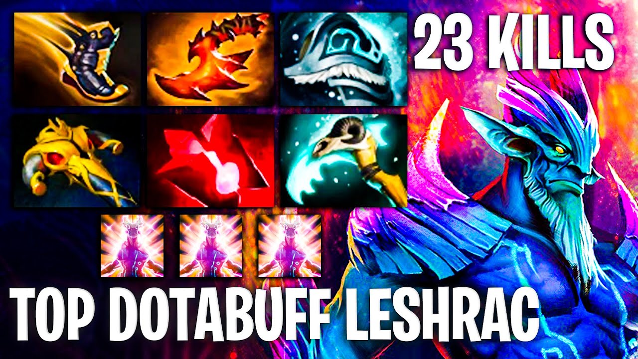 10k MMR Leshrac - Dota 2 Pro Immortal Leshrac Gameplay [25/3/7] - YouTube