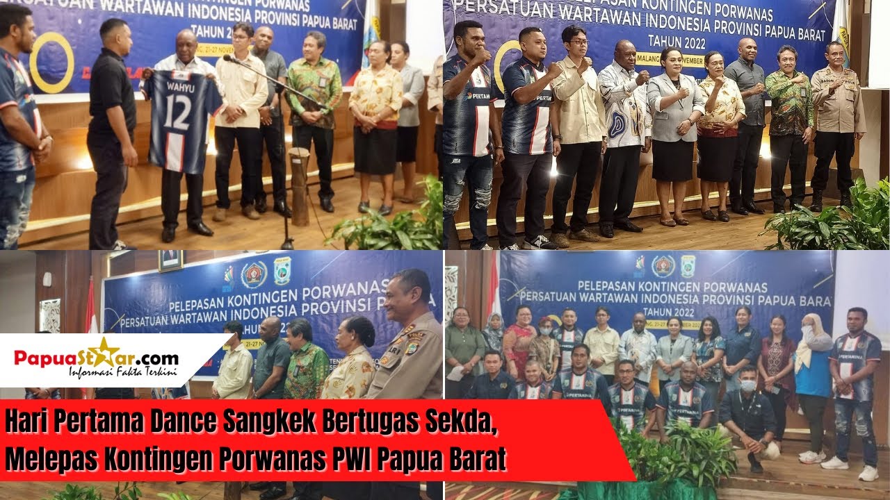 Papuastar.com |Hari Pertama Dance Sangkek Bertugas Sekda, Melepas ...
