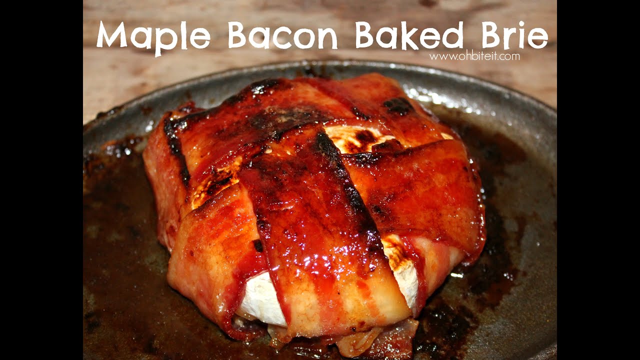 MAPLE BACON BAKED BRIE - YouTube