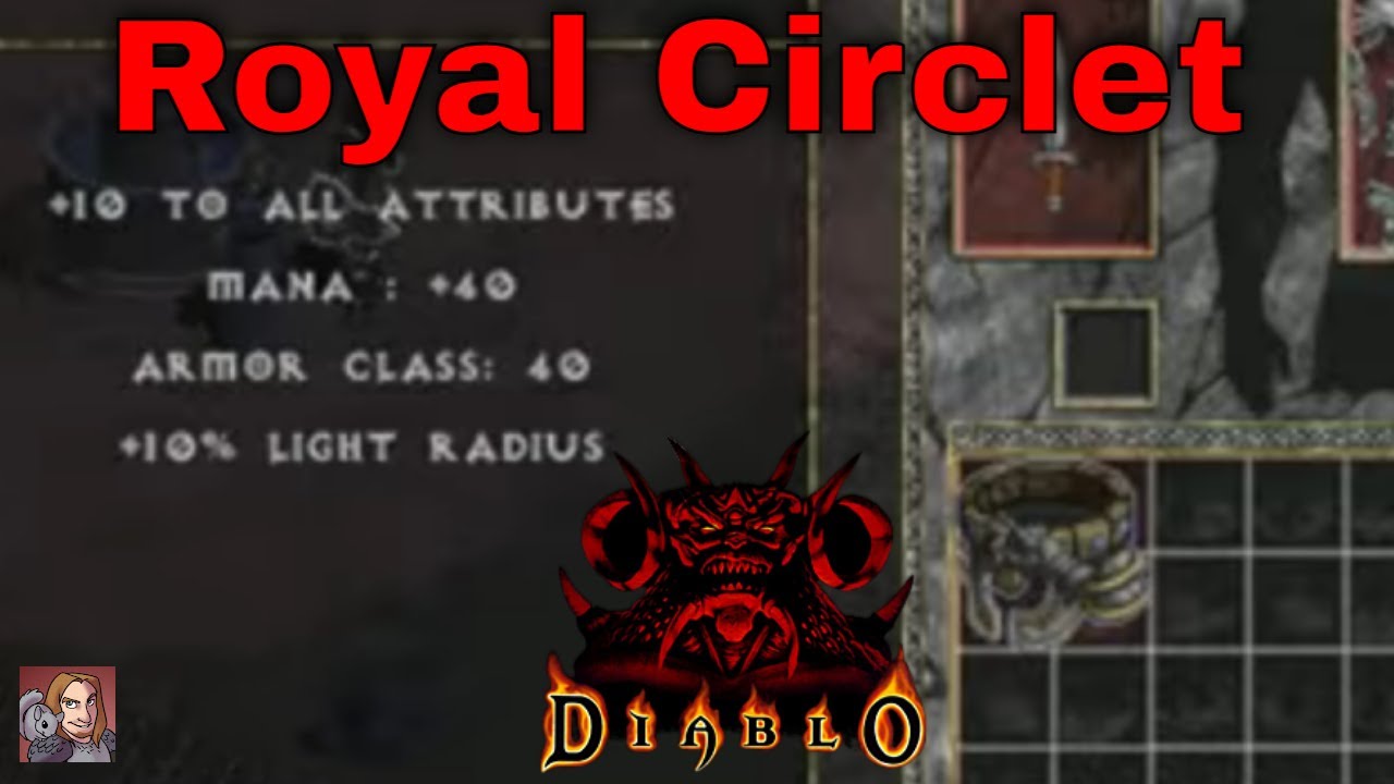 Diablo 1 Unique Items (Royal Circlet) - YouTube