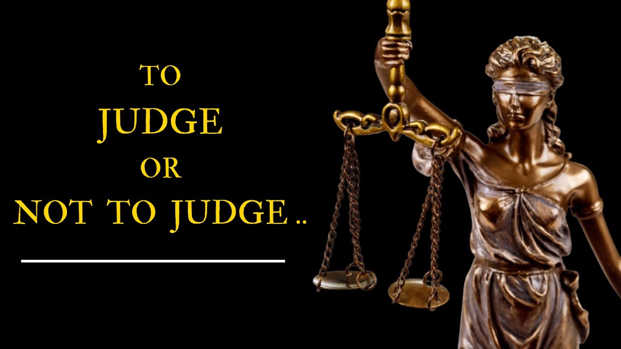 TO JUDGE OR NOT TO JUDGE | Rev. Dr. Pramod Kalsekar | English Sermon ...