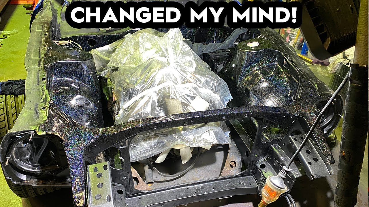 DATSUN 280ZX ENGINE BAY RE-PAINT! - YouTube