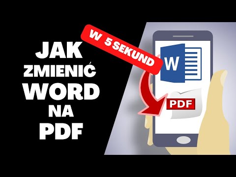 Jak zmienić Word na PDF w 5 sekund - YouTube