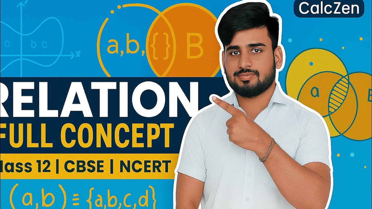 Relations class 12 | Types of relation with examples | Questions in ...
