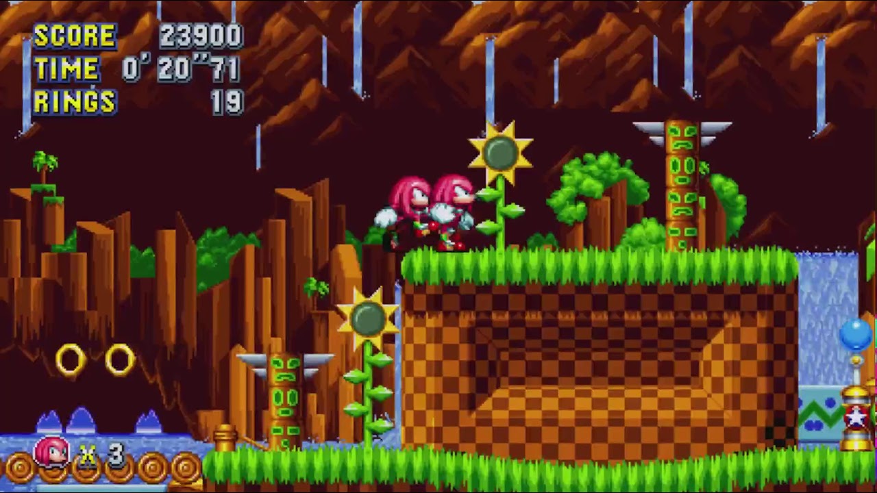 Sonic Mania Knuckles & Knuckles jump sound glitch (switch) - YouTube
