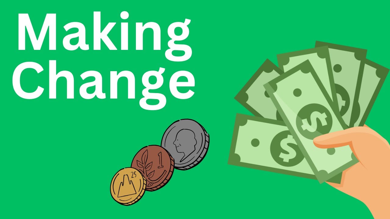 Making Change by Counting Up - Money Math - YouTube