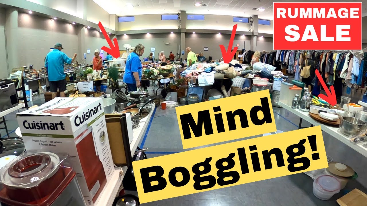ICONIC Find At A GIGANTIC Rummage Sale! - YouTube