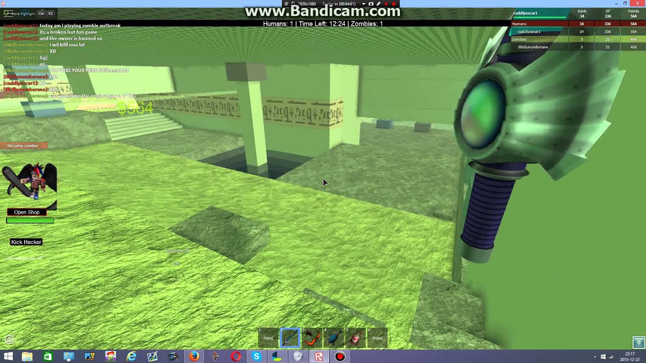 roblox zombie outbreak #1 gameplay - YouTube