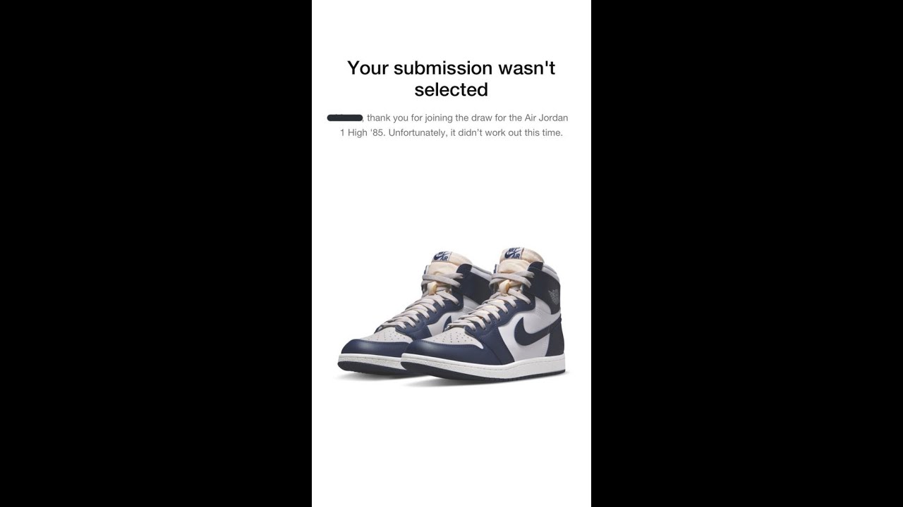Attempted to Buy Georgetown 1s on SNKRS App Nike Draw Come to ...