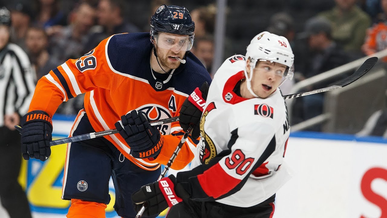 Oilers schooled by lowly Senators 5-2 - YouTube