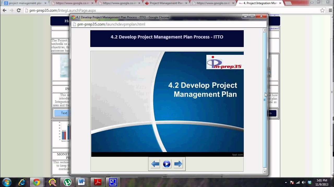 pm-prep35.com - Develop Project Management Plan - Part 1 of 6 - YouTube