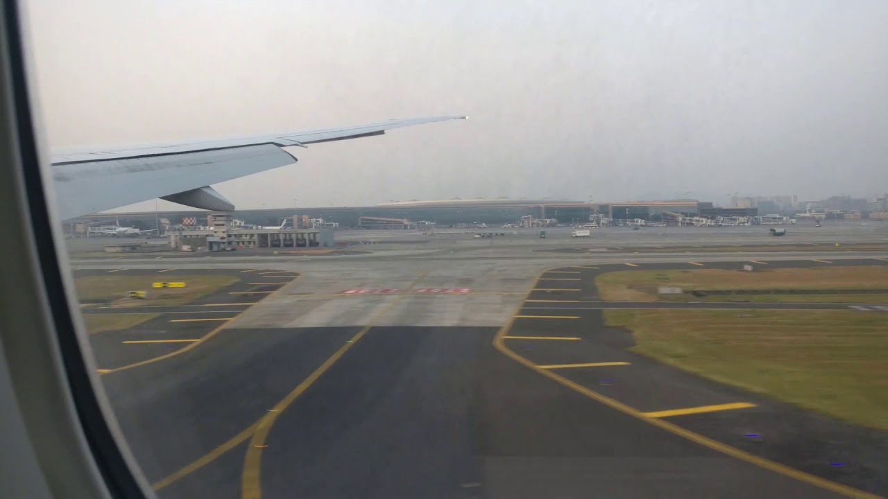 Landing EK -502 , DXB-BOM, Emirates 777-200LR - YouTube