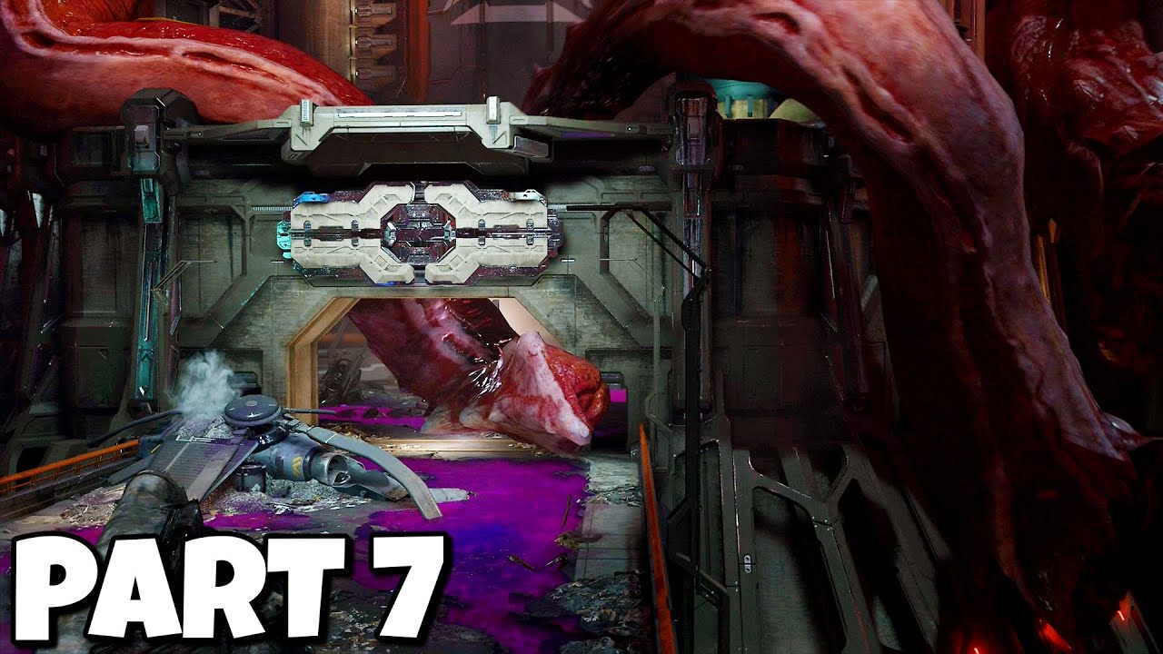 PART 7 - Doom Eternal Gameplay Walkthrough (ARC COMPLEX EAST TURRET ...