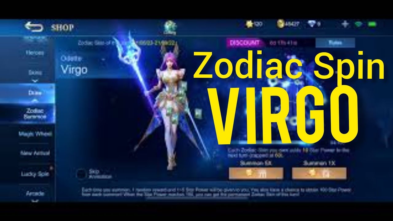 Virgo! The beautiful goddess. Getting zodiac skin of odette. #zodiac,# ...