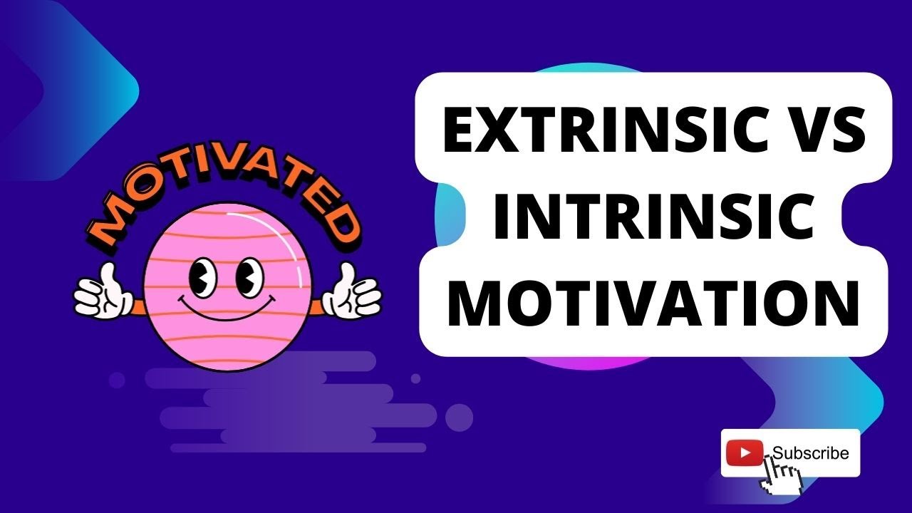 Extrinsic vs Intrinsic Motivation | Education | Learning | Revived ...