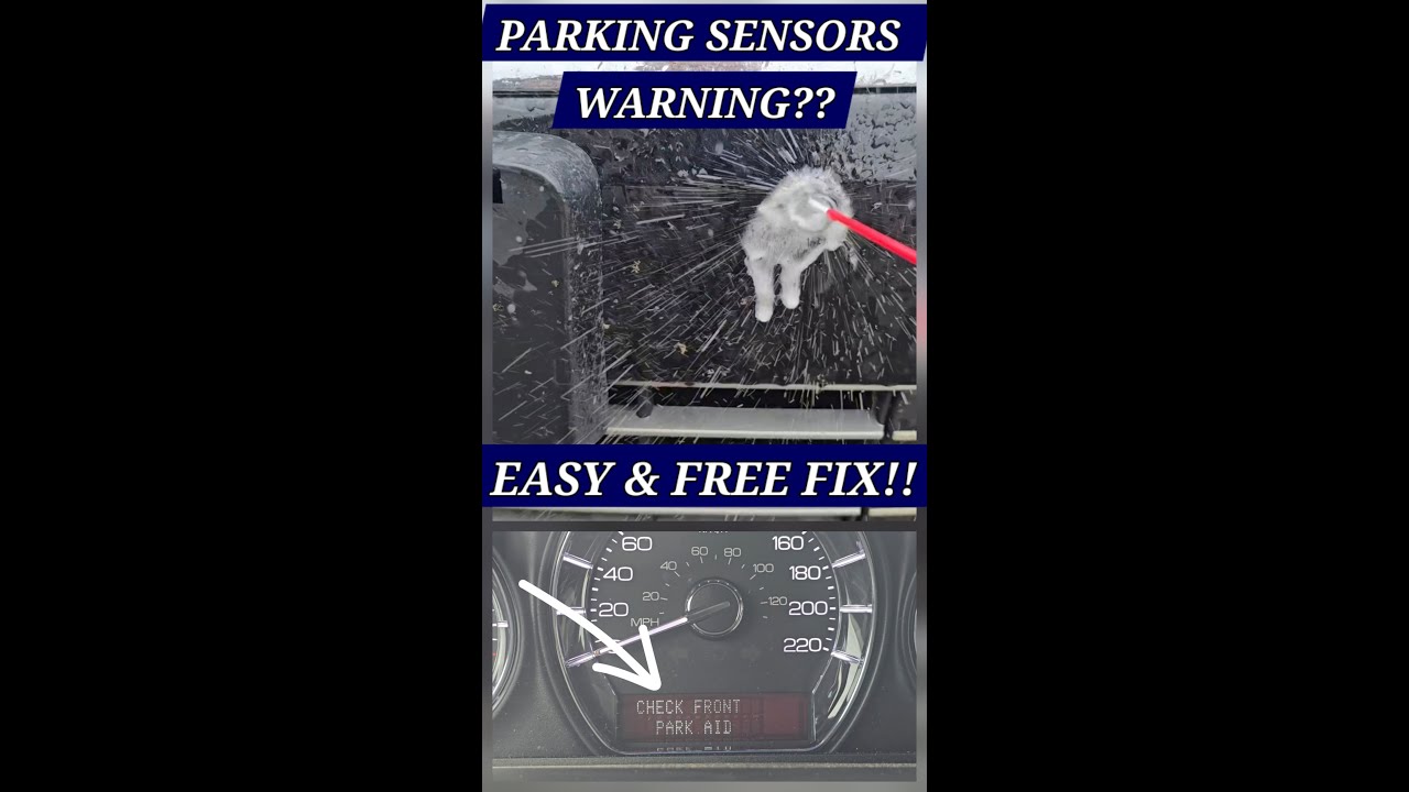 Parking Sensors NOT Working? Easy and Free FIX!!Try This Before ...