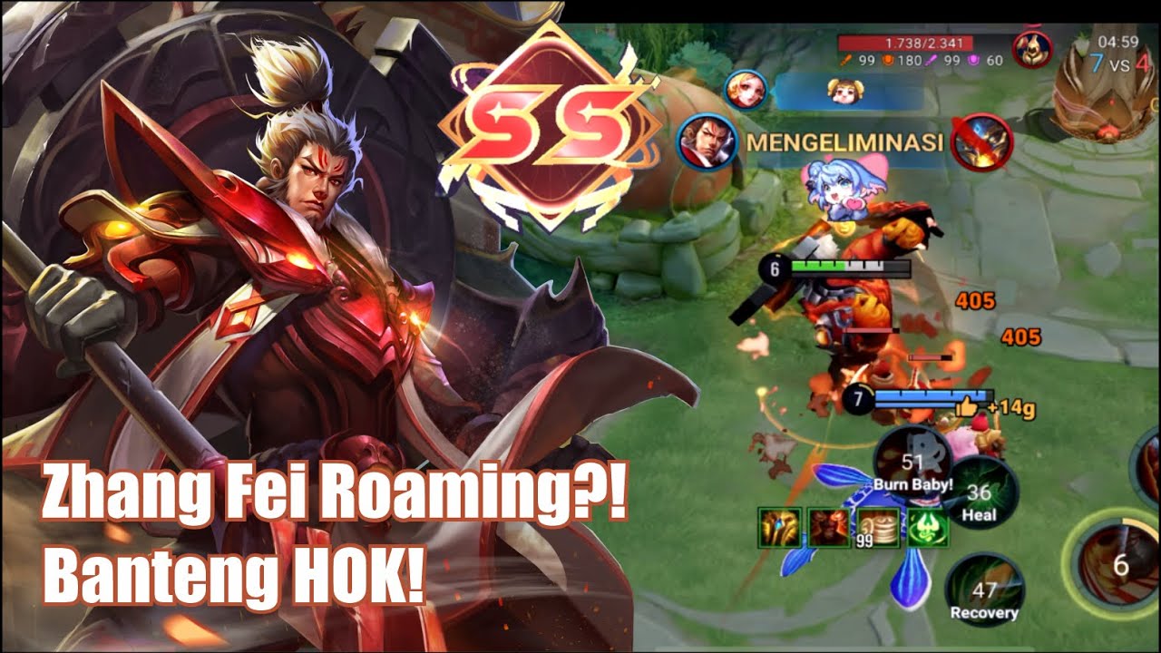 Zhang Fei BANTENG HOK!｜Gameplay HOK｜Honor of Kings Indonesia - YouTube