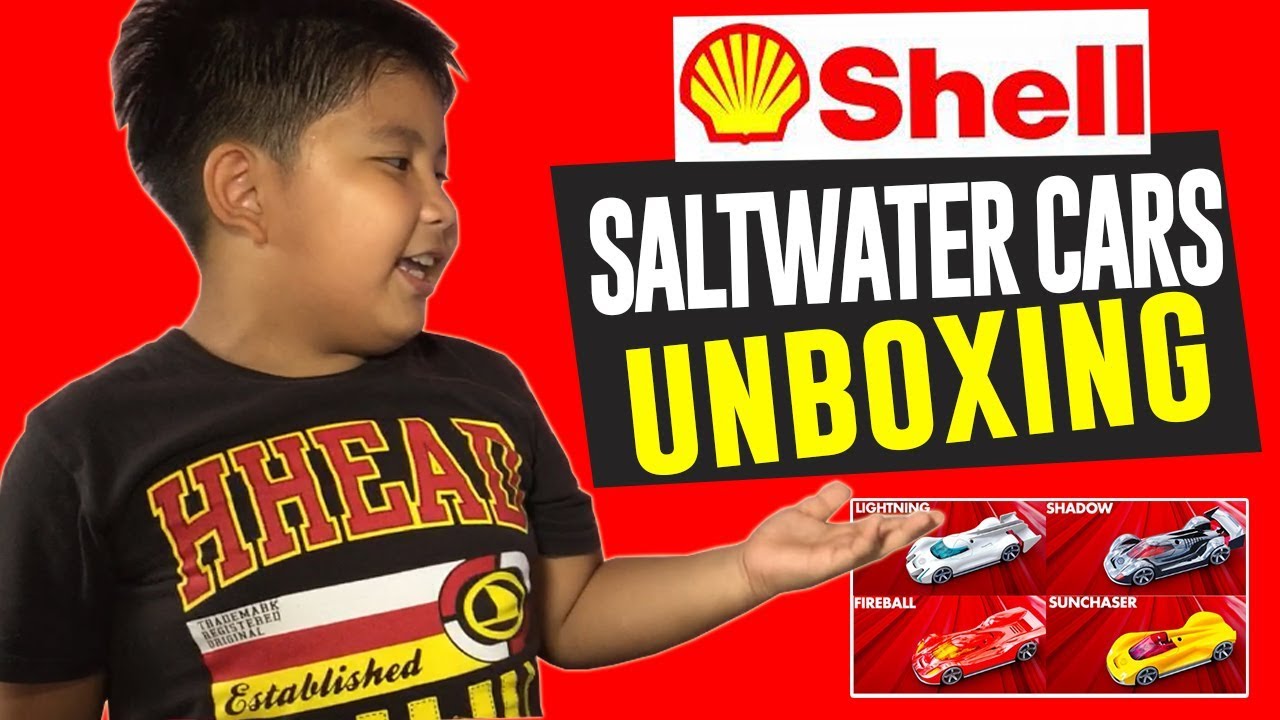 Shell SaltWater Cars - Unboxing - YouTube