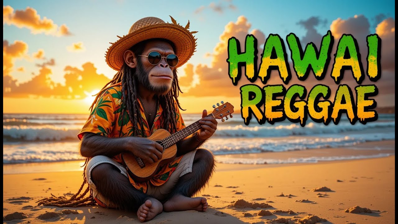 Island Reggae Grooves 🌴 | Relaxing Hawaiian Music for Ocean Views ...