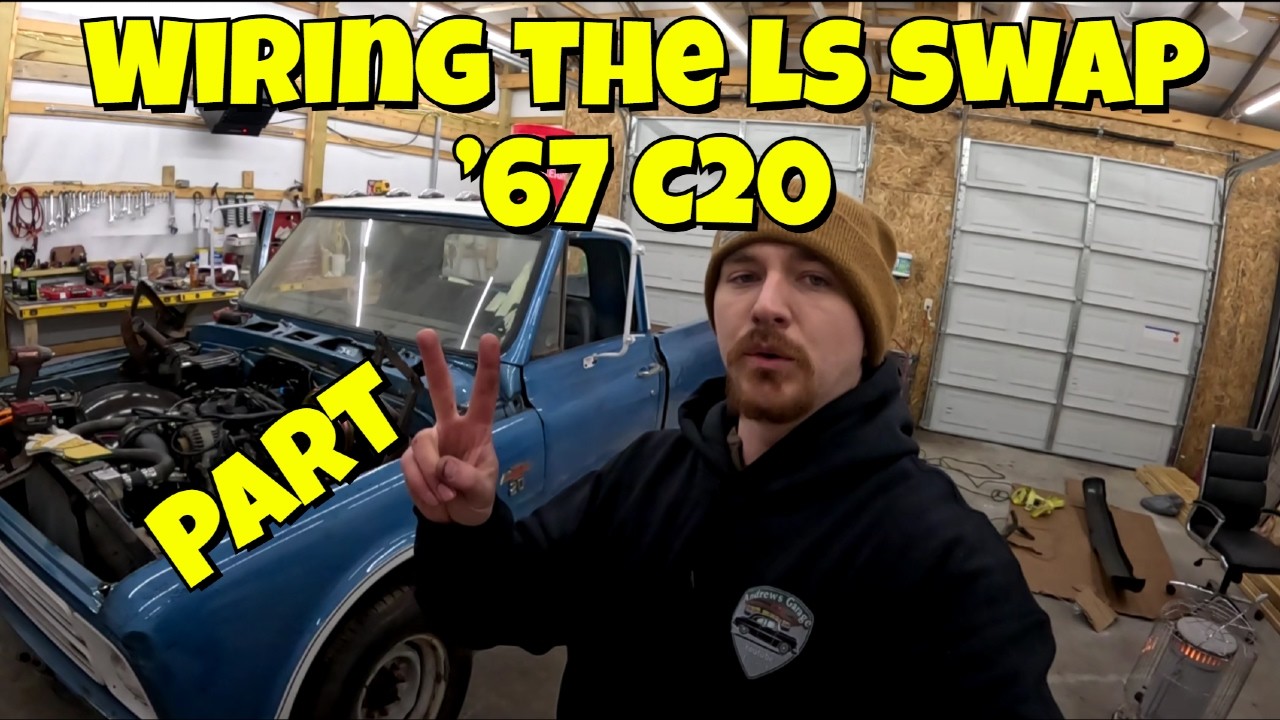 LS swap 1967 C20 Wiring — Part 2 - YouTube