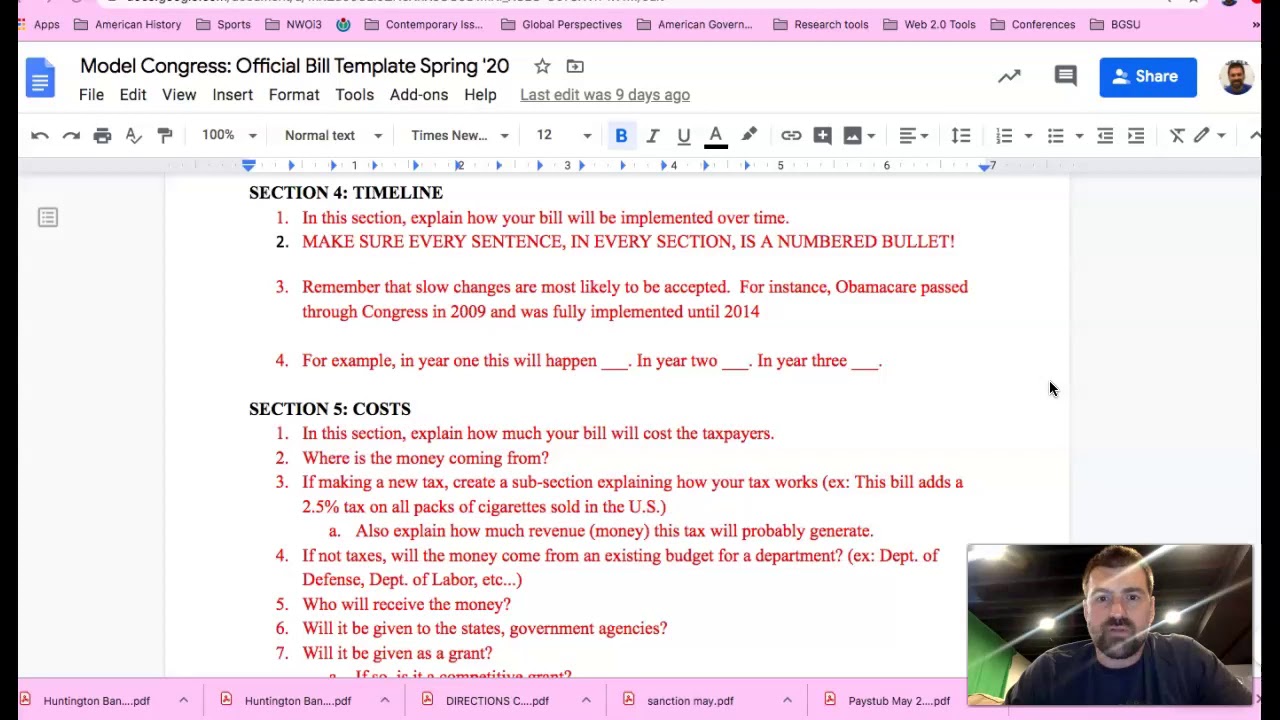 Bill Writing Process 4 YouTube Bill Writing Process 4 YouTube
