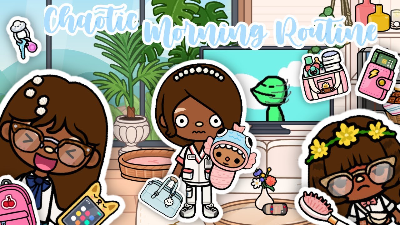 CHAOTIC MORNING ROUTINE | Toca Boca - YouTube