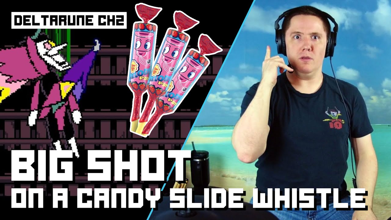 I Attempt To Play BIG SHOT With A Candy Slide Whistle! - YouTube