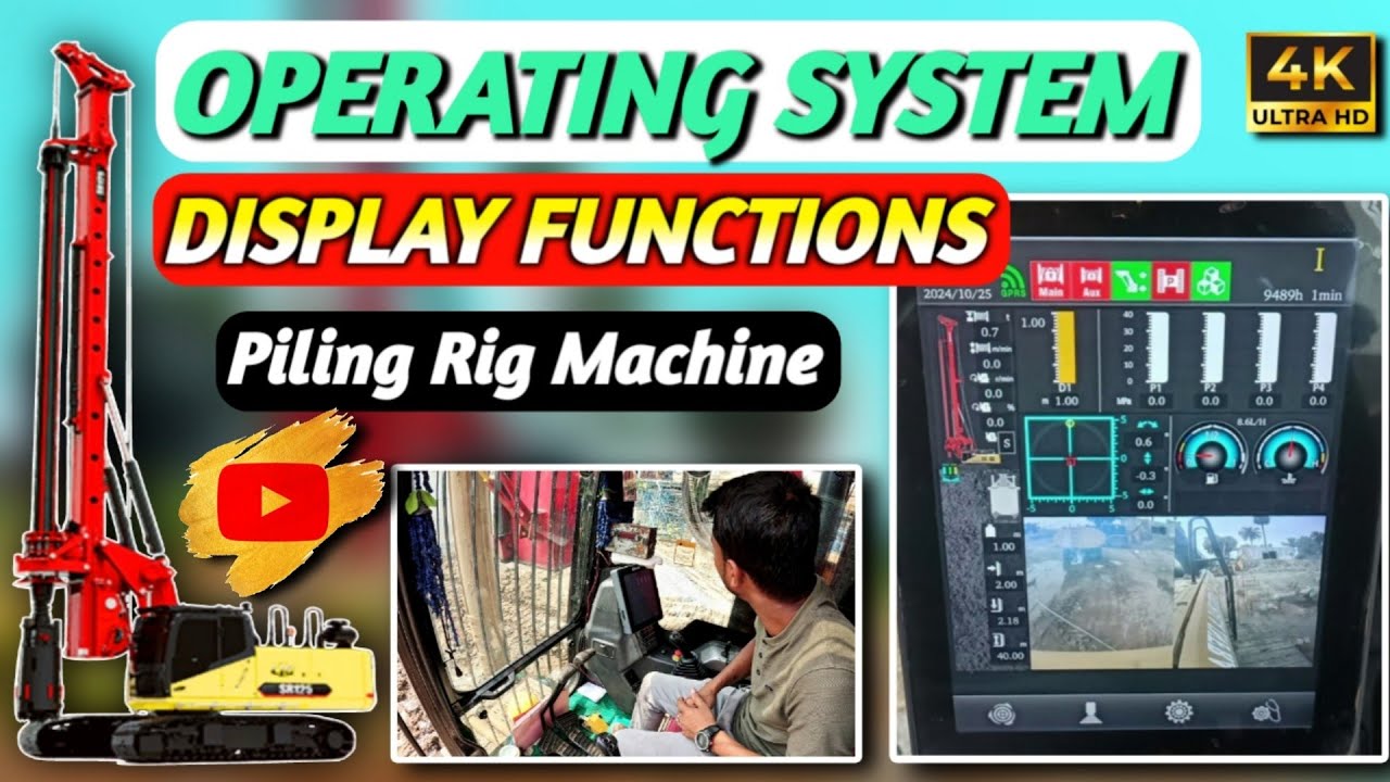 Part-2 | Display Monitor Function | Piling Rig Operating System ...