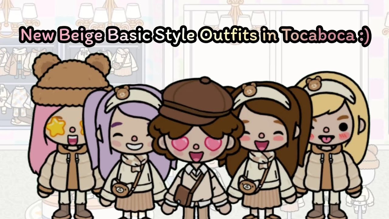 New Update Beige Basic Style Outfits in Toca Life World 😳😱🤩|Toca ...