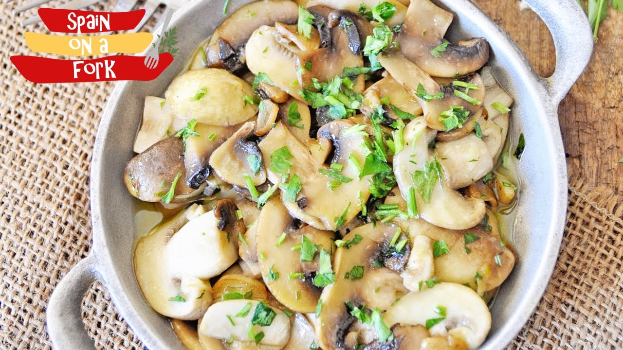 Easy to make Sauteed Garlic Mushrooms with Parsley - YouTube