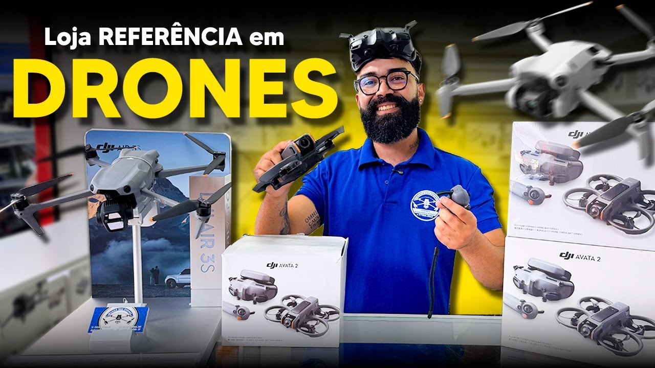 Linha de Drones COMPLETA da DJI l Conheça a loja referência de drones ...