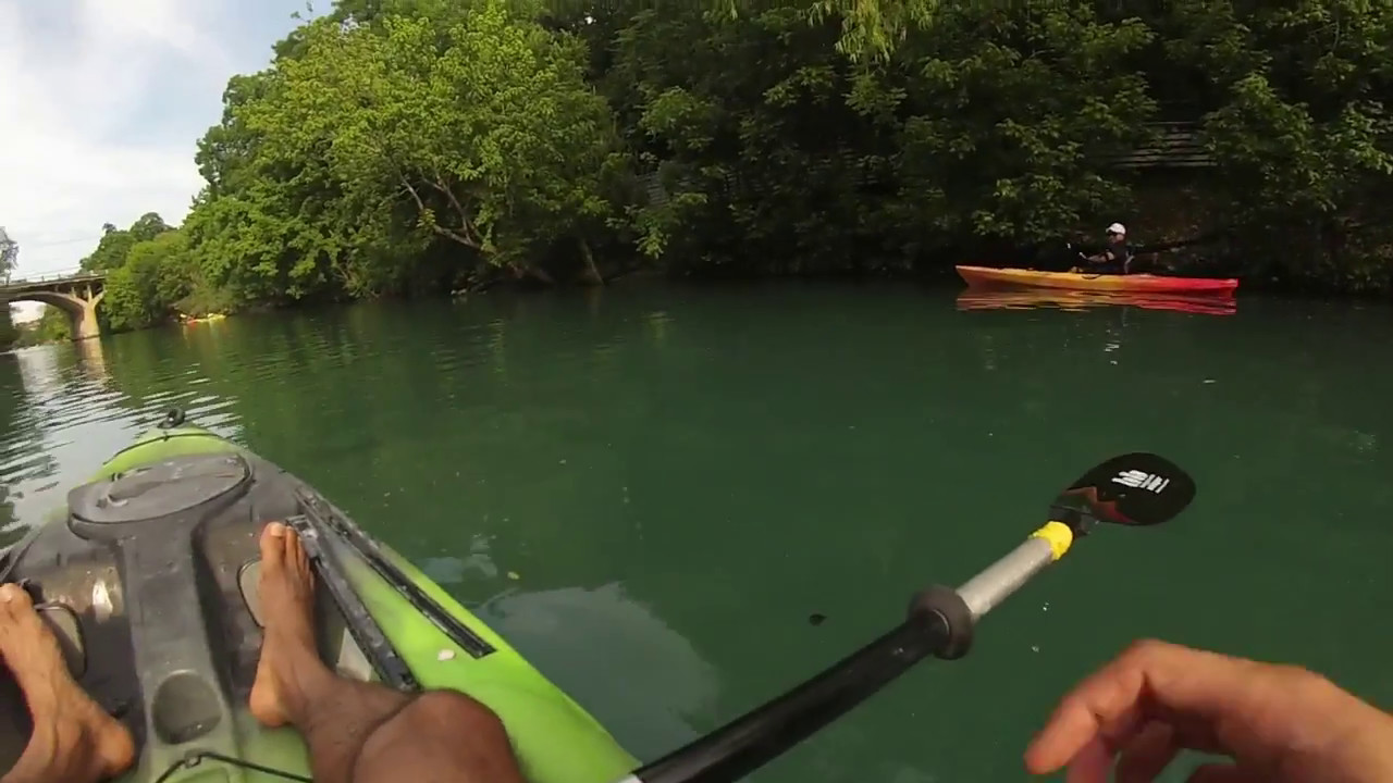 Kayaking on Lady Bird Lake - Austin TX - YouTube