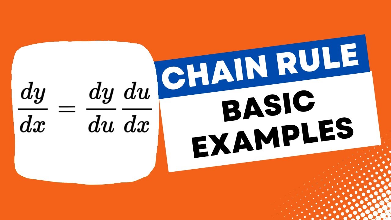 CHAIN RULE - How to Differentiate (3 Basic Examples) | Maths Methods ...
