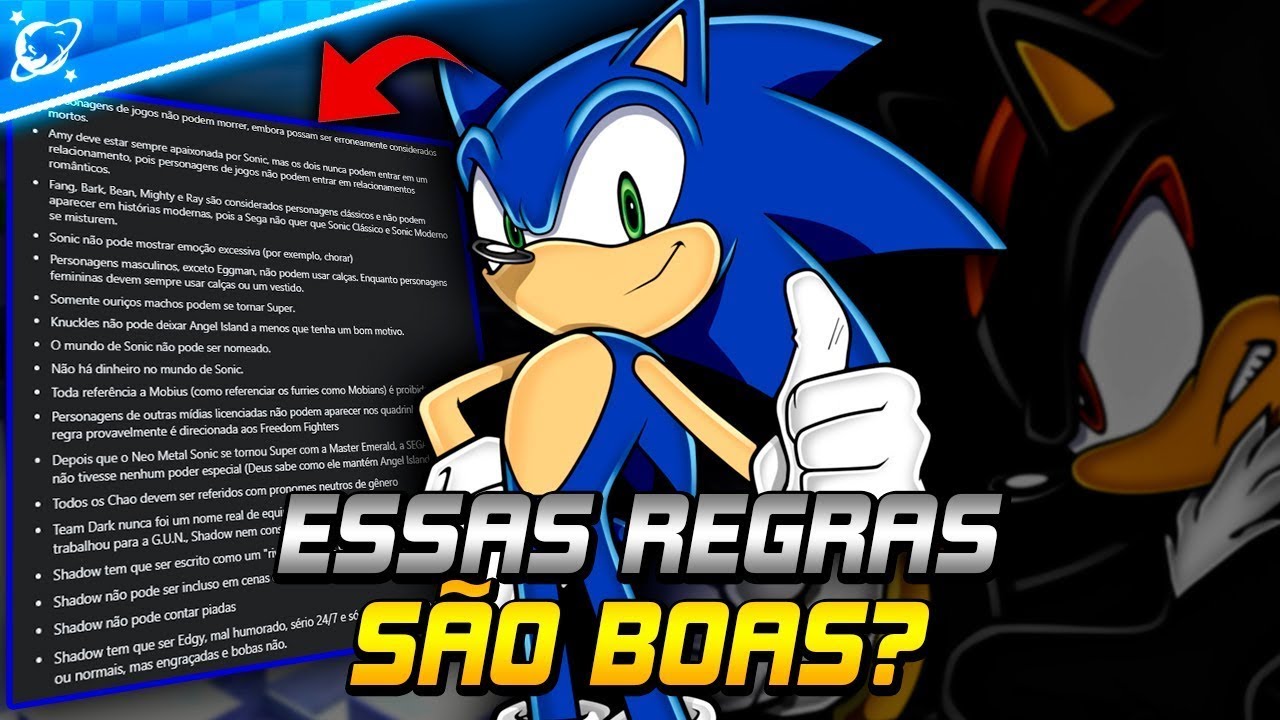 URGENTE: As Regras da Série Sonic Precisam Ser Alteradas IMEDIATAMENTE ...
