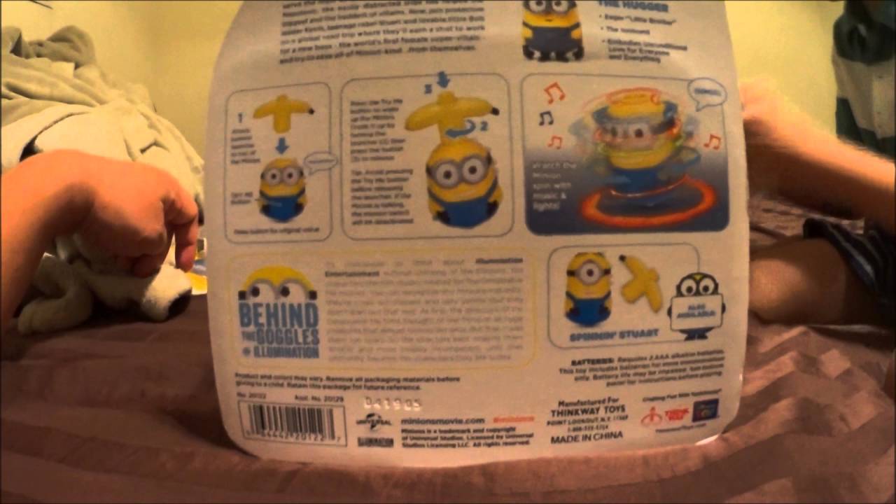 Minions: Spinnin Bob figure - YouTube